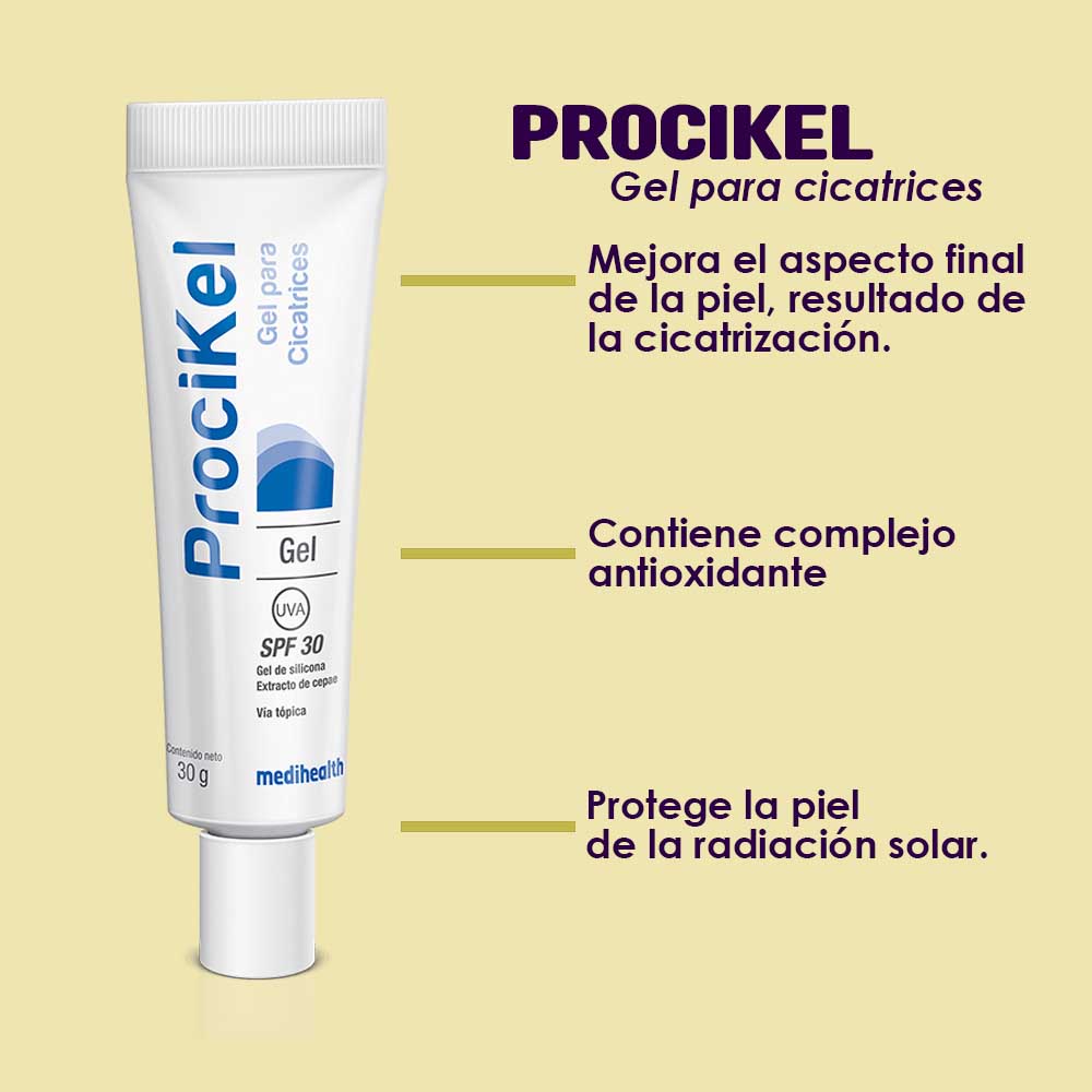 Procikel Gel Para Cicatrices – Protector solar