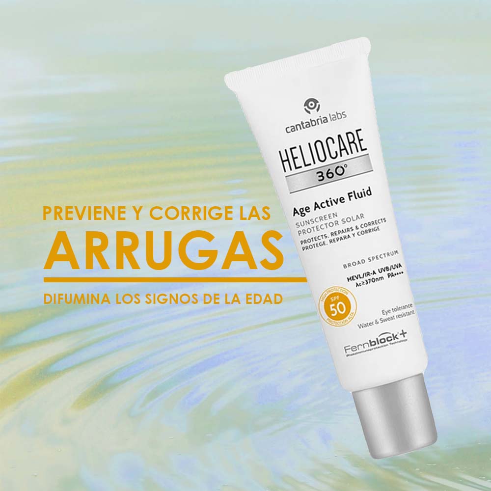 Protector Solar Heliocare 360 Age Active Fluid x 50ml – Protector solar