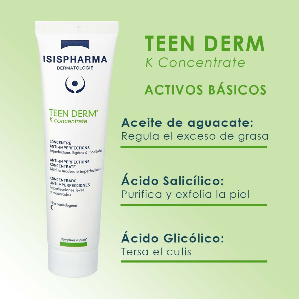 Teen derm concentrado anti acne – Protector solar